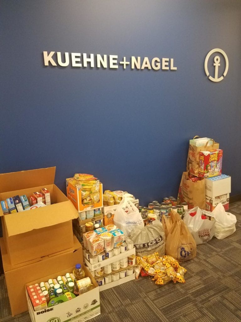 K+N Seattle wins food drive competition with CFI